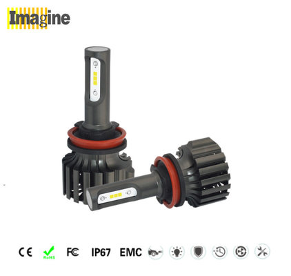 LED headlight conversion kit, 36W 4000lm H8 LED Headlight Bulbs Replacement Low Noise Automobile Lighting