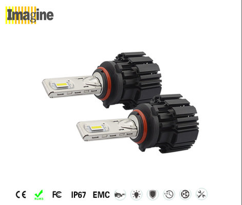 LED headlight conversion kit, Fanless HB3 9005 LED Headlight Bulb 6800lm 6000k Car LED Lighting Kit