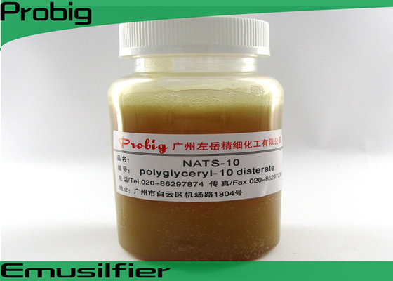 Half Hard Cream NATS-10 Polyglyceryl-10 Stearate For Cream CAS 9009-32-9