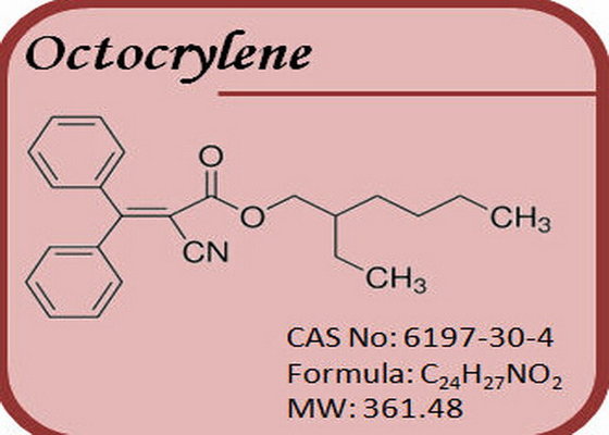 CAS 6197-30-4 Octocrylene Skin Care Raw Materials For Sun Filter Cream