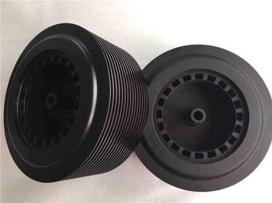 Insdutrial Plastic Machining Services / Plastic Turning Parts Nickel Plating Surface