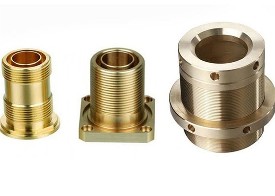 Copper Brass Lathing Turning / CNC Brass Machined Parts For Radio Equipment