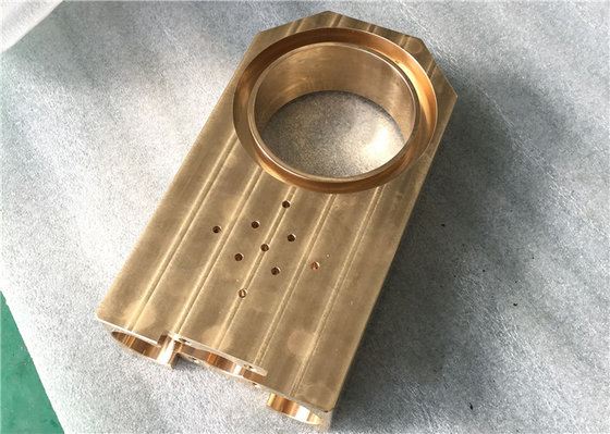 CNC Precision Metalworking Brass Automobile Parts / Fittings Milling Copper Parts