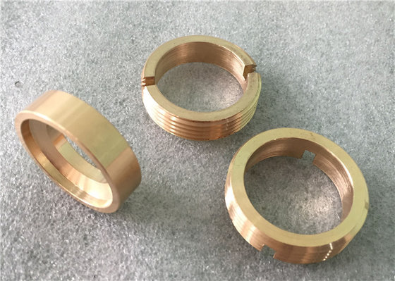 Customized CNC Brass Machined Parts / Lathe Turning Machine Electrical Mechanical Parts