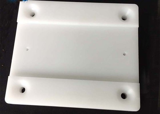 Low Volume Turning Lathe / Custom CNC Machining White POM Plastic Parts