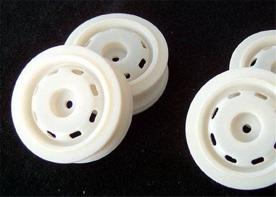 Delrin POM CNC Plastic Machining , Powder Coating Machined Plastic Parts