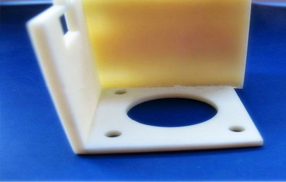Custom size  Plastic Prototype Rapid  ABS White CNC  machining