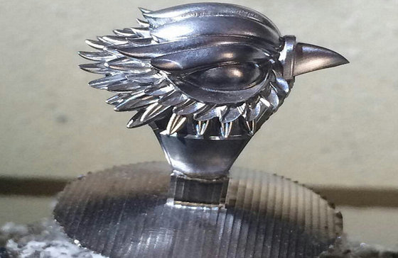 Silvery Color Art Work 5 Axis CNC Machining Material Saving BOLE01
