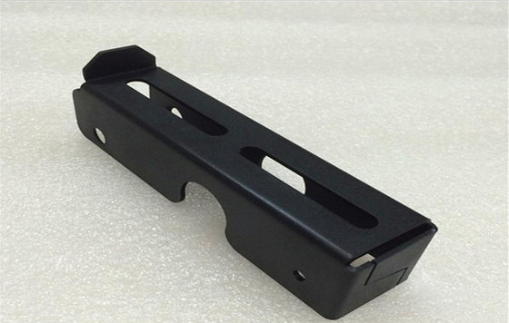 Black AL6061 Sheet Metal Products , Cnc Sheet Metal Fabrication 