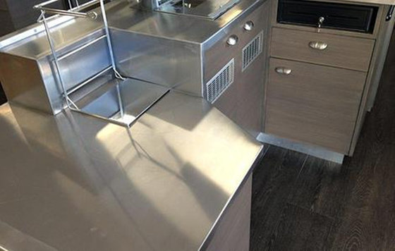 Sheet Metal Enclosure Fabrication , Sheet Metal Precision For Kitchen Cabinet