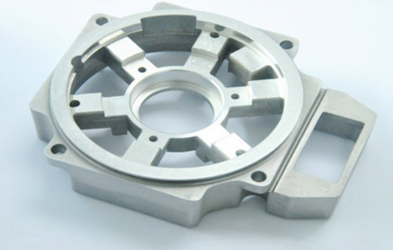 AL6063 Rapid Prototype 5 Axis CNC machining Silver  Turning / Milling Part