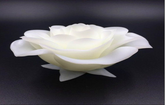 Plastic CNC 3D Printing Rapid Prototype SLA White Flower Model