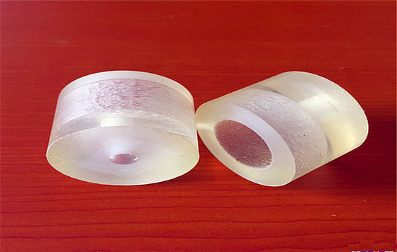White Plastic Cnc Turning Machine Parts , Small Lathe Machine Components