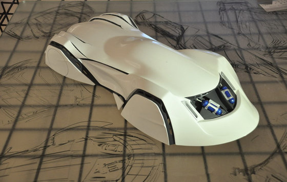 Plastic Rapid Prototyping Cnc , Custom Cnc Machining For Toy Car Model Part