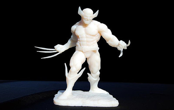 SLS / SLA 3D Printing Rapid Prototype For White Plastic Robot Model