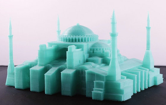 Colorful House Model 3D Printing Rapid PrototypeCNC Machinging  Smooth Somos14120 SLA Part