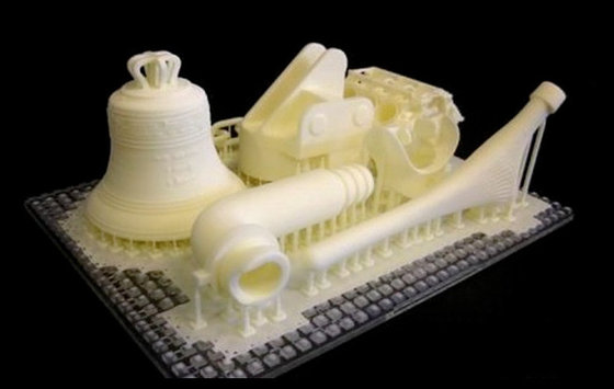 Customizabled 3D Printing Rapid Prototype White ABS Plastic parts