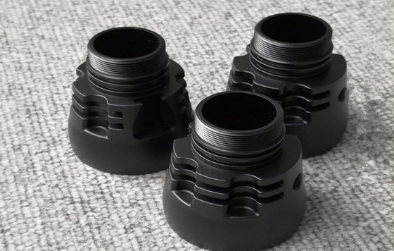 CNC Machining Service Metal Rapid Prototype Customized BlackAnodizing Aluminum Titanium Machined Parts Supplier