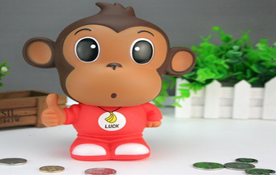 Custom  Plastic Injection Mould  Carton Animal Shape Coin Saving Pot