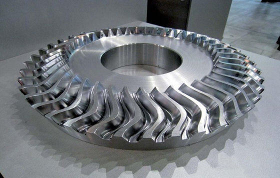 Metal Material Impeller Parts With 5 Axis Machining Faster Cutting Speed