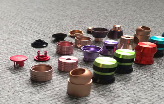 Color Anodized CNC Turning Parts Metal Rapid Prototyping Service For Small Part