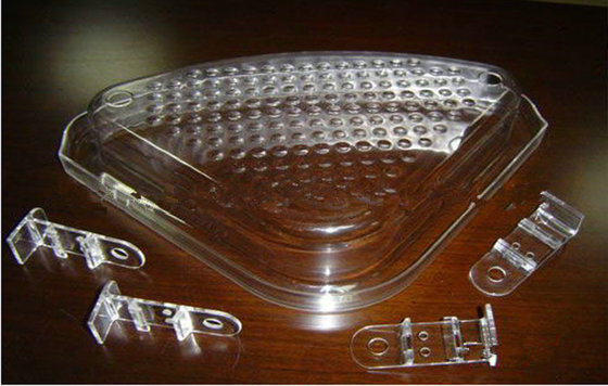 OEM Clear PC/ PMMA CNC Rapid Prototype High Polish CNC Machining Service