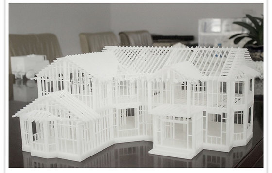 Custom 3D Printing Rapid Prototype White ABS POM Exhibition parts