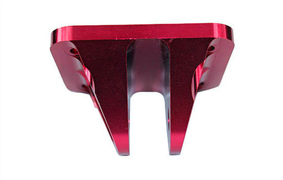 Aluminum 6061 Alloy CNC Milling Machining Red Anodized Spare Parts