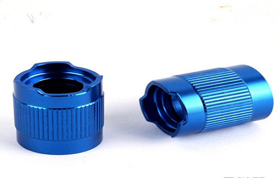 Color Anodized CNC Turning Parts Metal Rapid Prototype Service For Industry Part