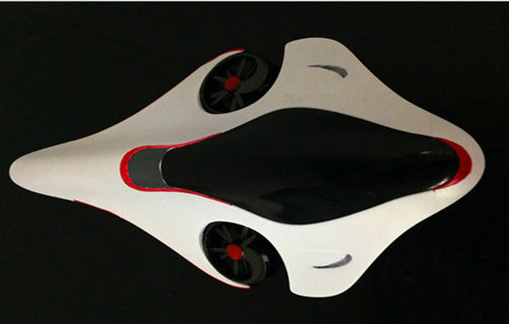 Newly Design  Plastic Rapid Prototype CNC ABS Prototype Spaceship Modeling