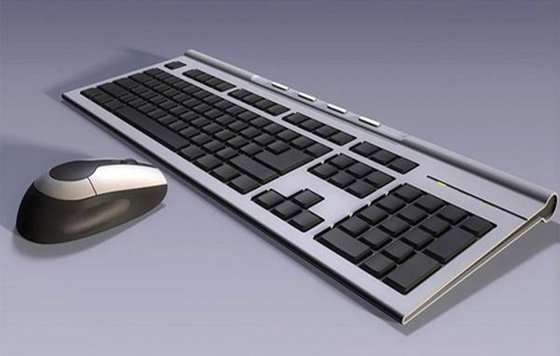 Plastic Rapid Prototype Spray Paint For Computer Keyboard Accessories