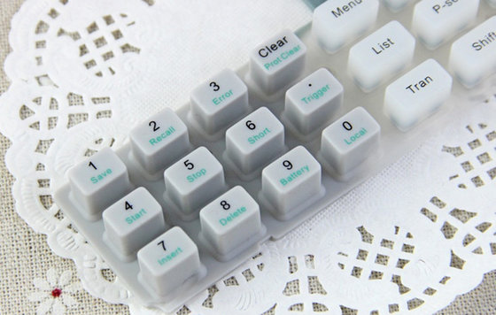 SLA / CNC Making Master Vacuum Mold Casting For Soft Rubber / Silicone Keyboard