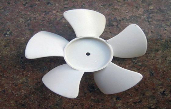 Plastic Fan Blade CNC Rapid Prototype For Colorful ABS Fan Part