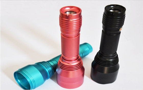 Custom Precision High Quality CNC Metal Flashlight Machining  Anodizing Alumininum Rapid Prototypes