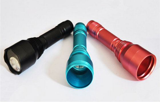 Custom Precision High Quality CNC Metal Flashlight Machining  Anodizing Alumininum Rapid Prototypes