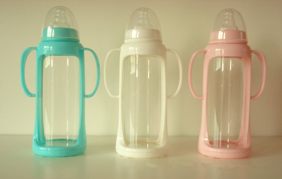 PC / PP / PES / PPU Feeding-Bottle CNC Rapid Prototype For Colorful Plastic Baby Parts
