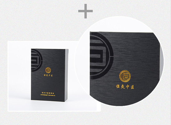 Luxury Paper Essential Oil Packaging Boxes Black With Magnet Closure