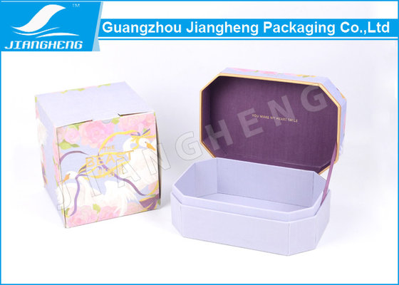 Delicate Handmade Cardboard Gift Boxes , Fabric Paper Special Printed Cardboard Boxes