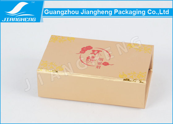 Handmade Magnetic Perfume Packaging Boxes Gold Card Paper With EVA Insert