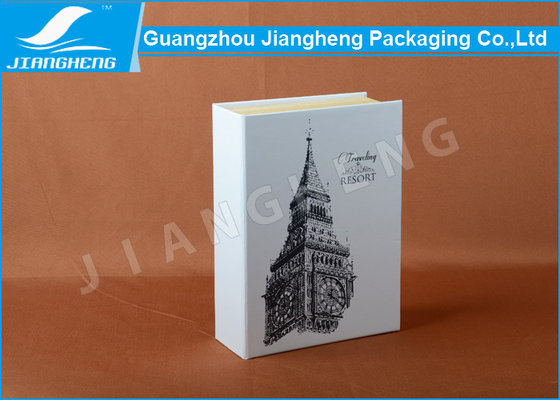 Magnetic Closure Book Shaped Gift Box Recycled For Bible / Quran Storage