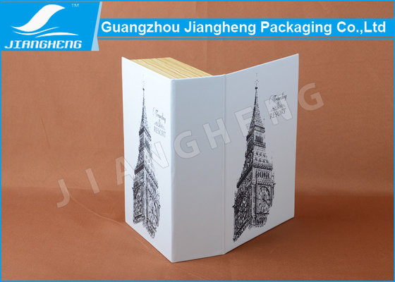 Magnetic Closure Book Shaped Gift Box Recycled For Bible / Quran Storage