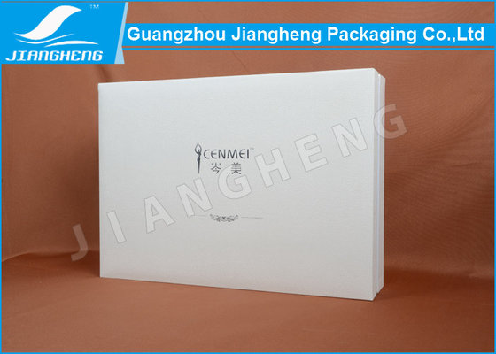 White Flat Pack Cardboard Gift Boxes Rigid Large For Clothing Packaging