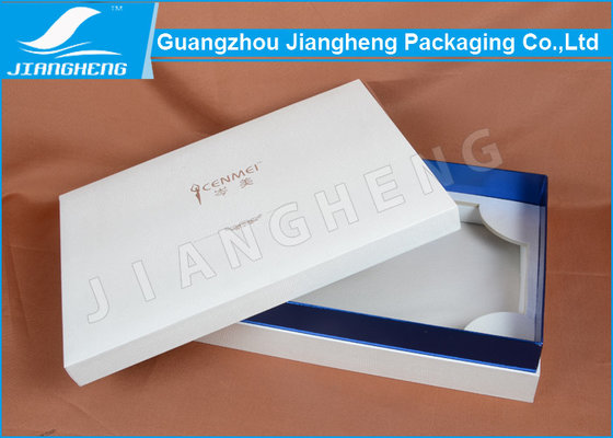 White Flat Pack Cardboard Gift Boxes Rigid Large For Clothing Packaging