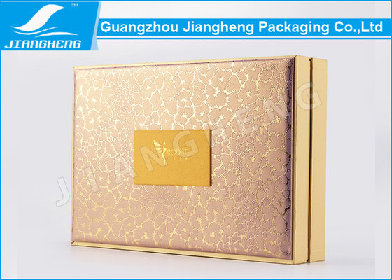 Beautiful Cosmetic Packaging Boxes , Hot Stamping Paper Cardboard Gift Boxes