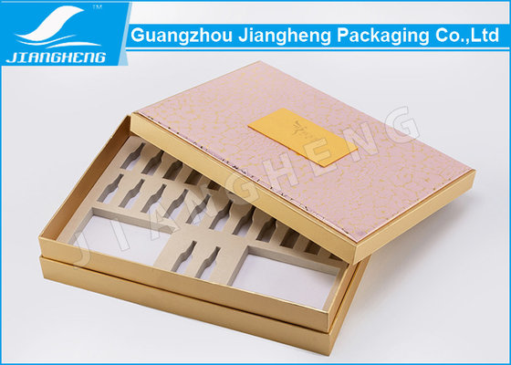 Beautiful Cosmetic Packaging Boxes , Hot Stamping Paper Cardboard Gift Boxes