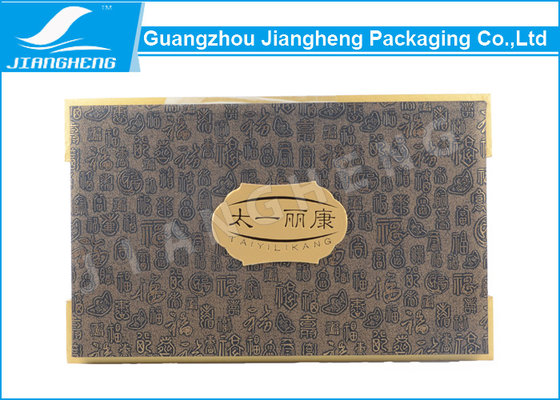 Elegant Tea Gift Boxes , Custom Logo Printed Cardboard Packaging Box