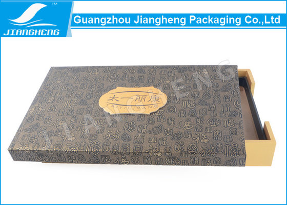 Elegant Tea Gift Boxes , Custom Logo Printed Cardboard Packaging Box