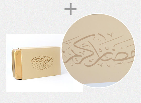 Printed Large Cardboard Chocolate Box Packaging Beautiful Drawer Shape