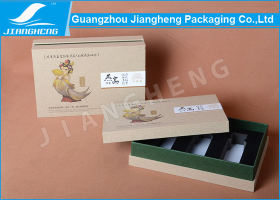 Natural Handmade Cardboard Gift Boxes , Cubilose Food Packaging Cardboard Boxes