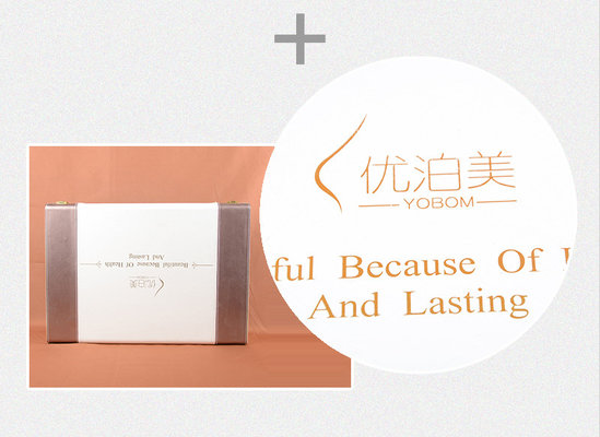 Beauty Packaging Rectangle Gift Boxes With Lids Leather MDF Custom Size